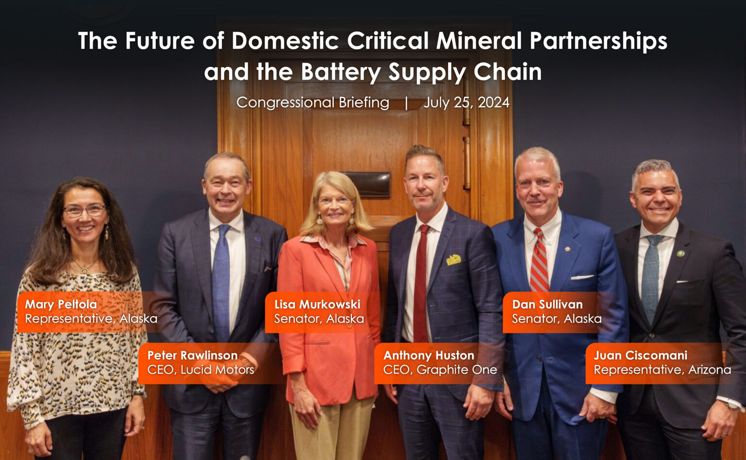 Graphite One and Lucid Supply Agreement Announced at U.S. Capitol ...